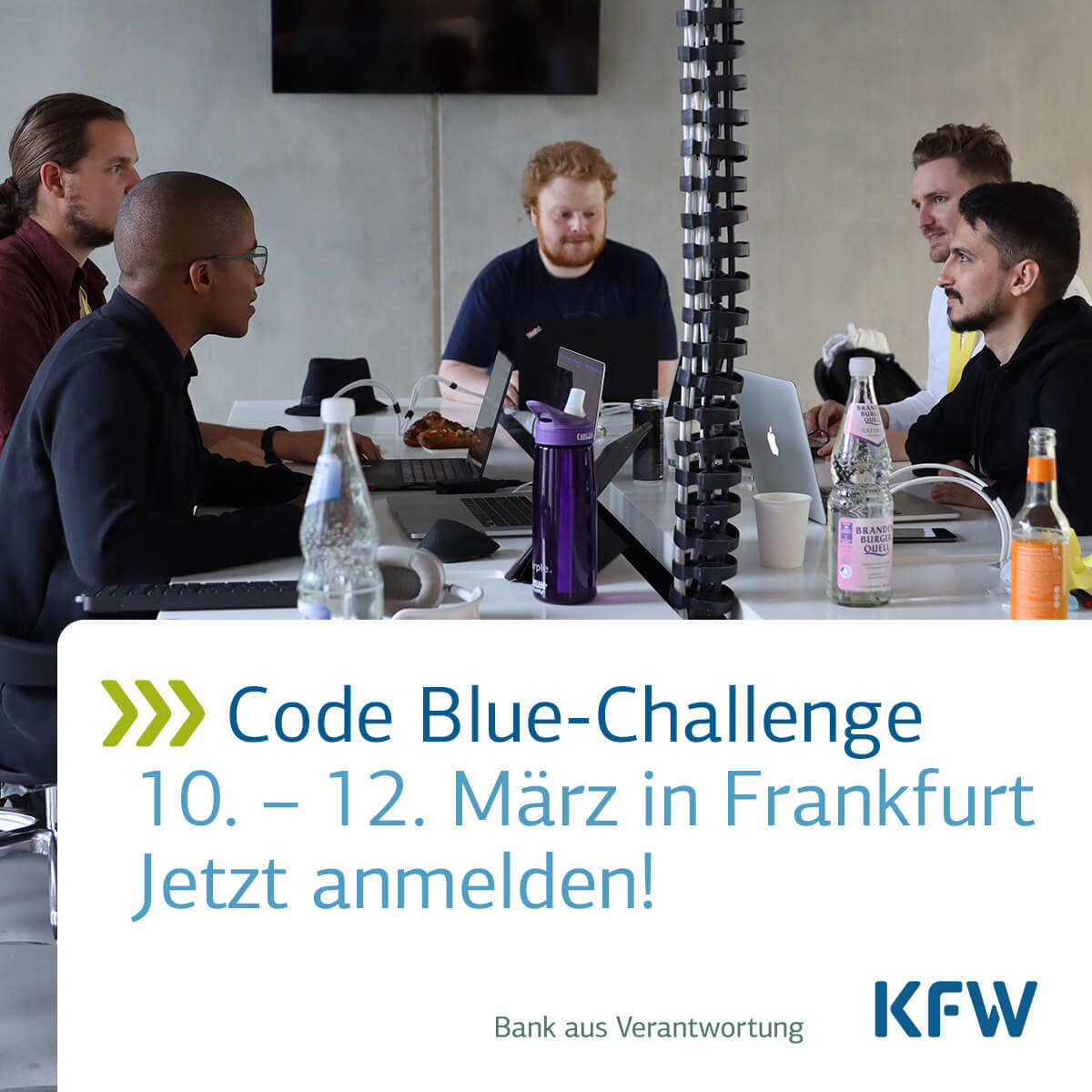KfW Hackathon: Code Blue Challenge in Frankfurt | März 2023